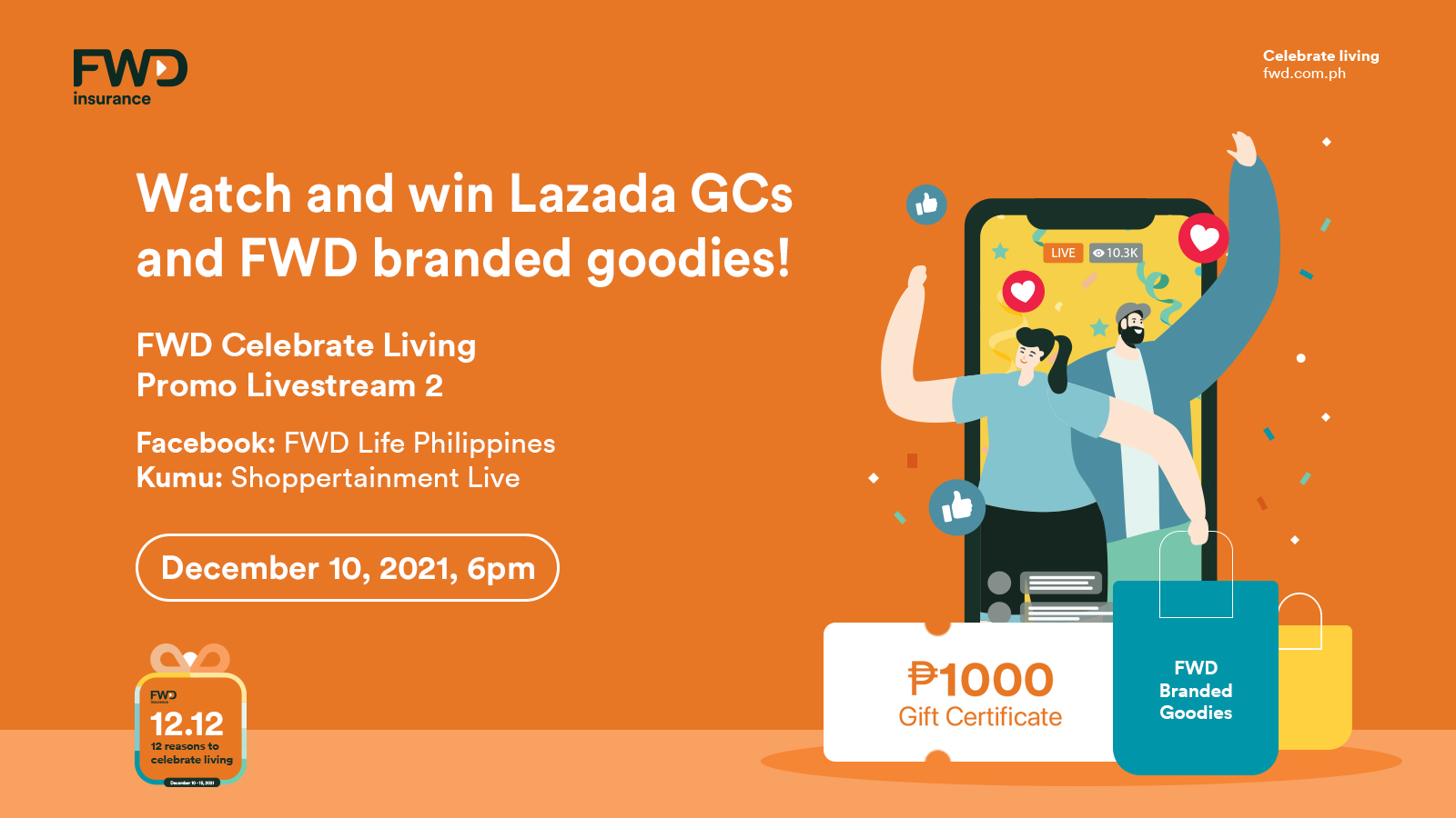 FWD Celebrate Living Raffle Promo | FWD Life PH