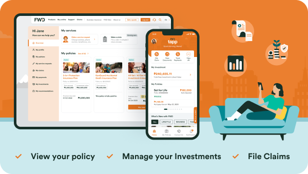 Insurance policy, Claims & Support Services | FWD Life PH